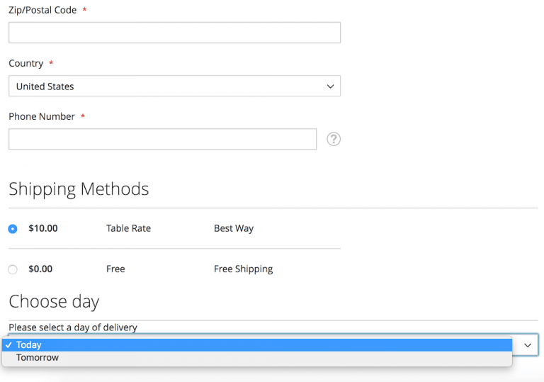 How To In Magento 2 – How To Add Additional Dropdown With Options Based On Selected Shipping ...